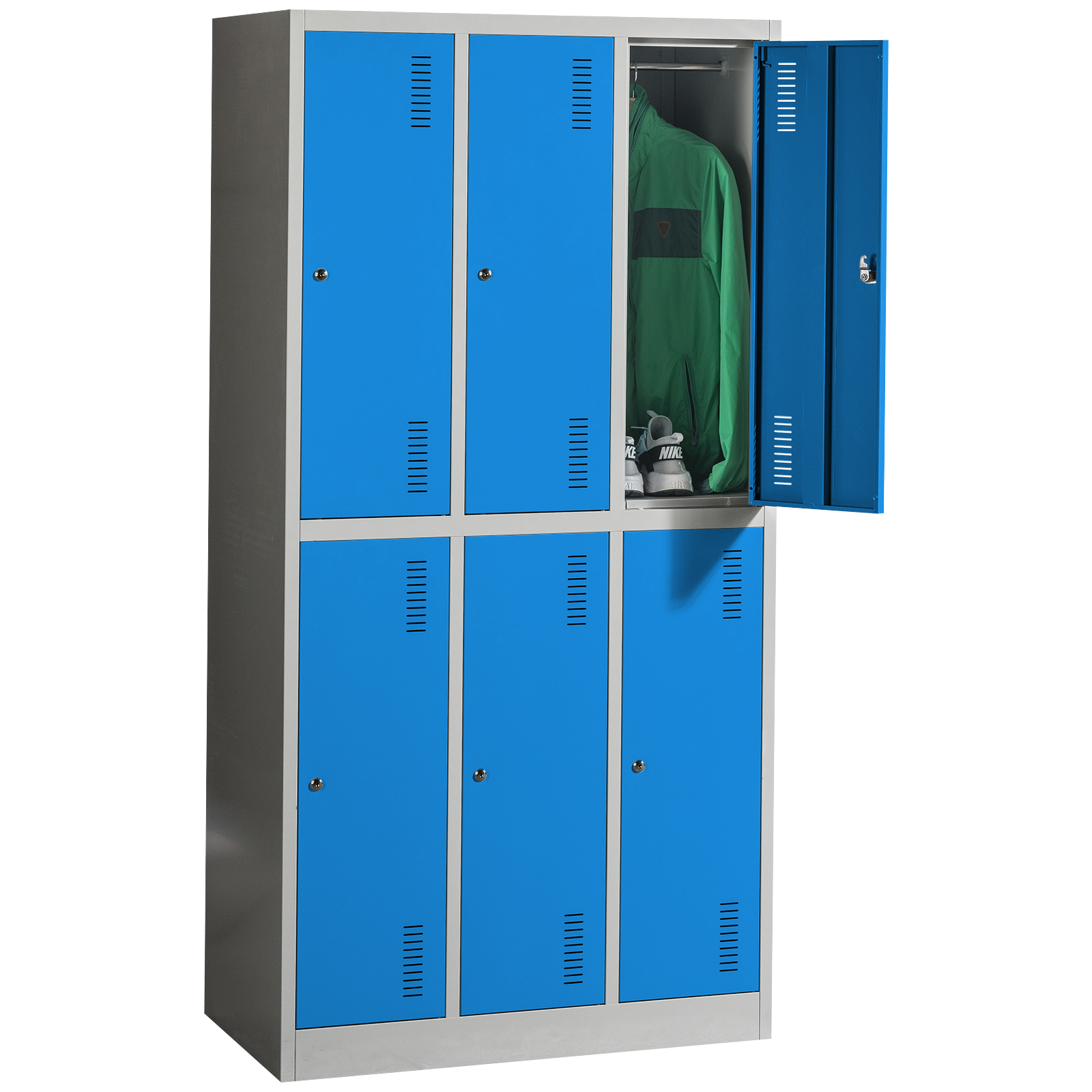 Rövidajtós öltözőszekrények | metaloBox